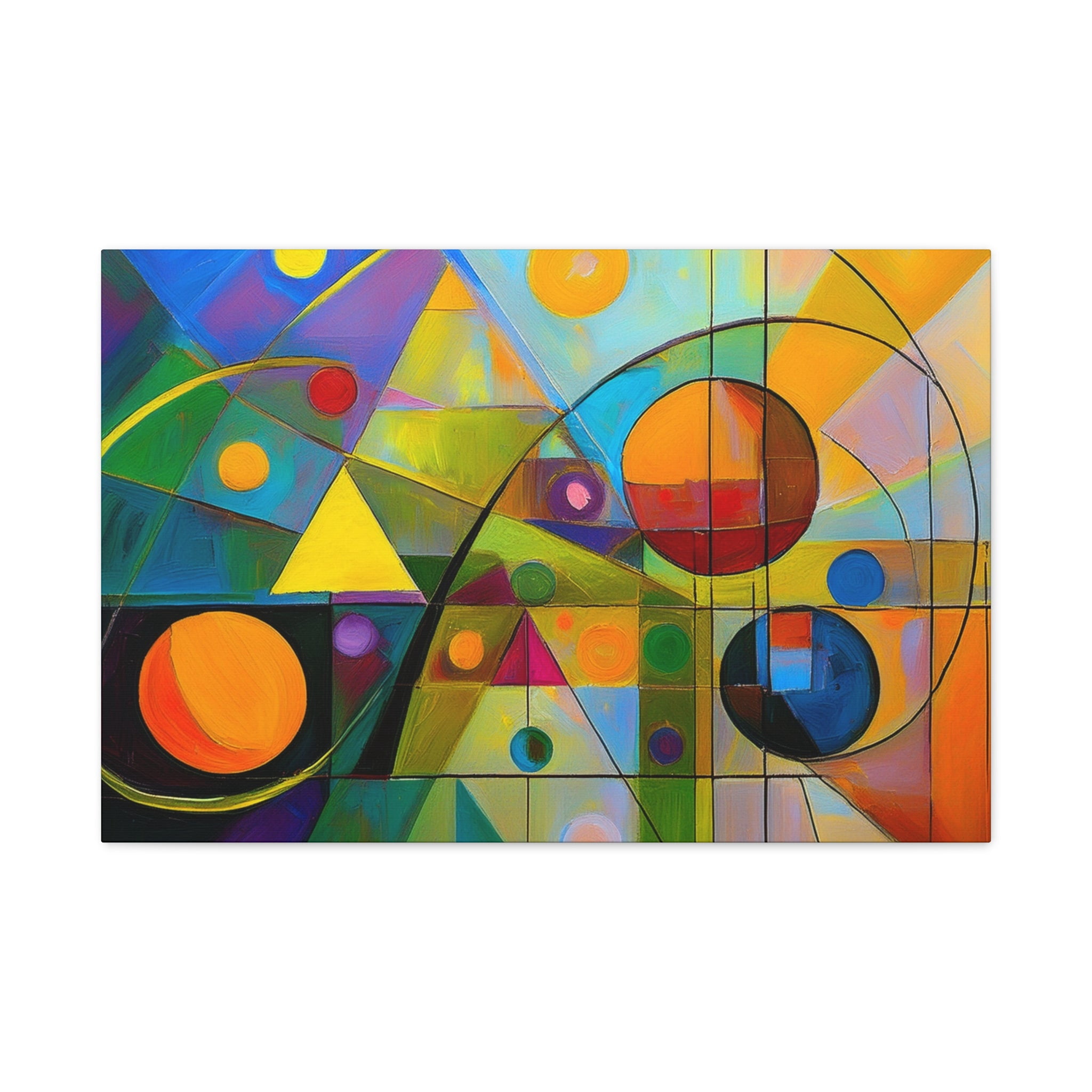 Abstract Oil Painting Print Canvas 24x16, 30x20, 36x24, 48x32, 60x40 ...