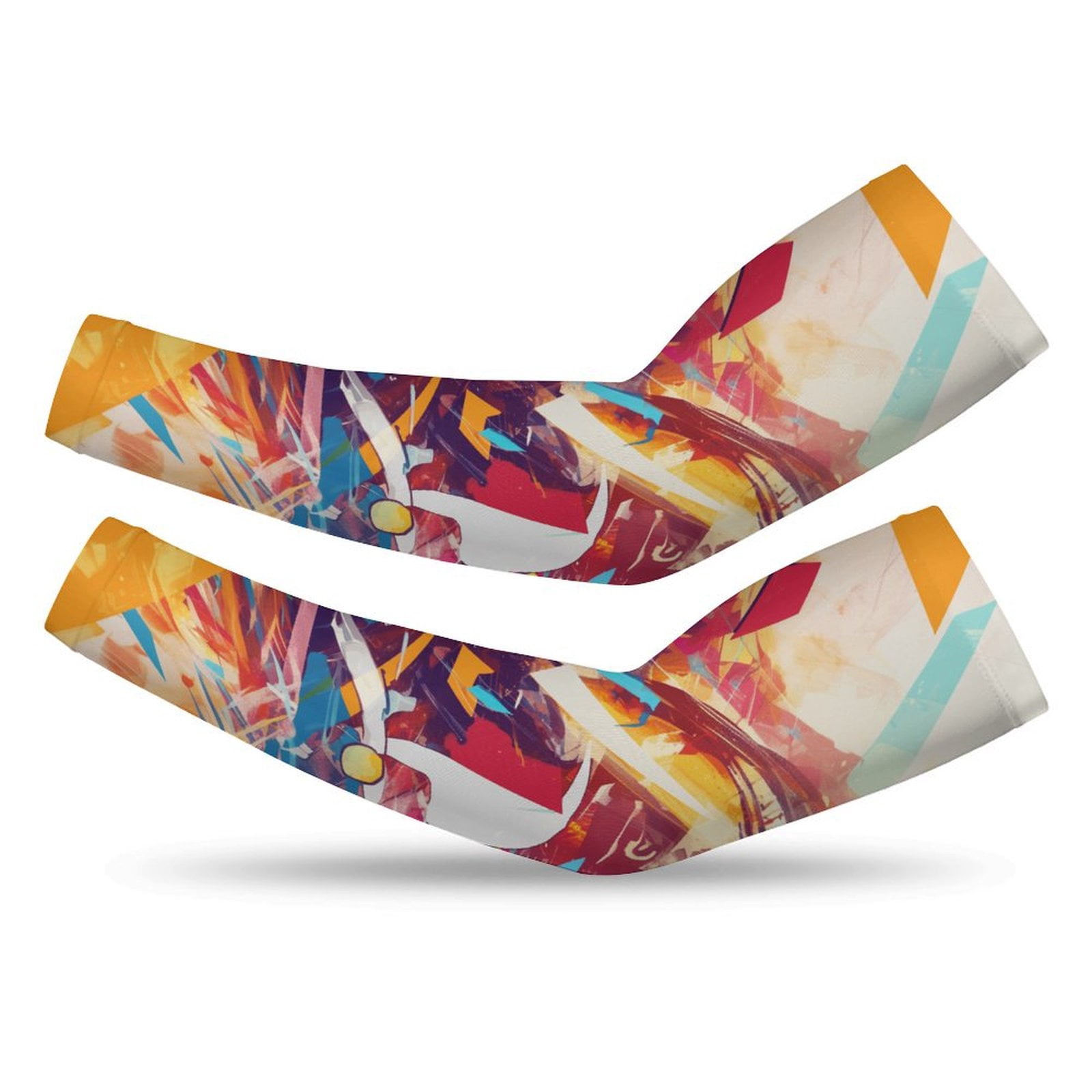 Abstract Oil Painting Protection Cooling Arm Sleeves For Men Women, Uv ...