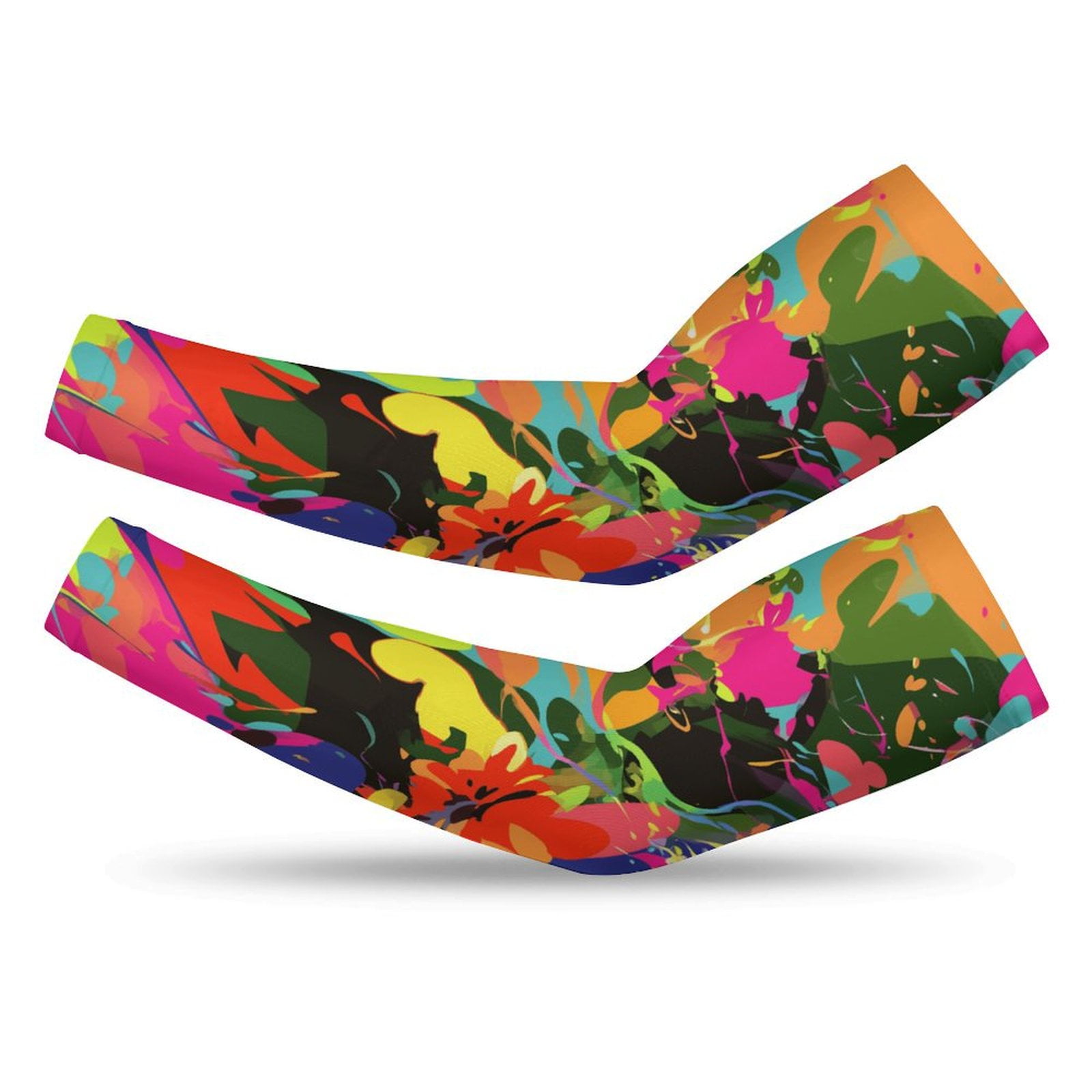 Abstract Oil Painting Protection Cooling Arm Sleeves For Men Women, Uv ...