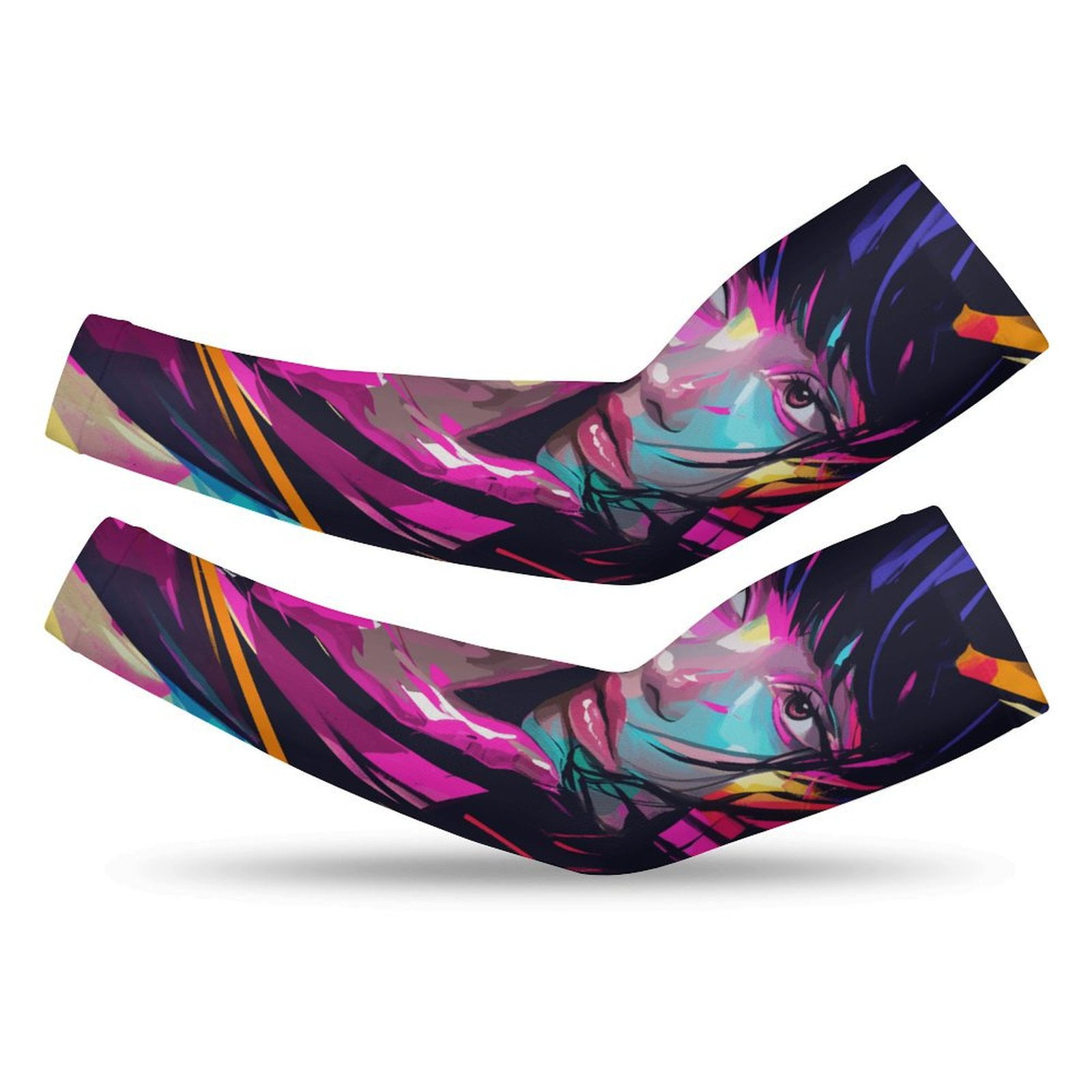 Abstract Oil Painting Protection Cooling Arm Sleeves For Men Women, Uv ...