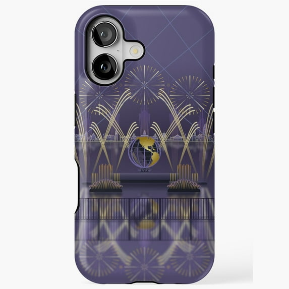 Abstract Order Light Show Reflection iPhone Case 17 16 15 14 13 12 11 ...