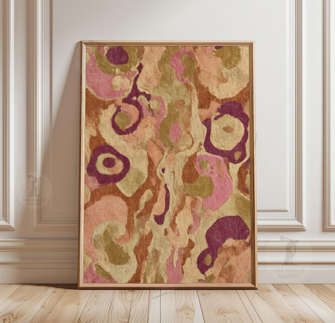 Abstract Organic Poster Earth Tone Boho Decor Home Decoration Art ...