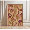 Abstract Organic Poster Earth Tone Boho Decor Home Decoration Art ...
