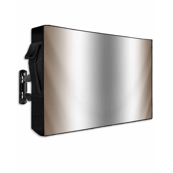 Abstract Outdoor TV Cover 70 to 75 inch Brown Gray Gradient Ombre ...