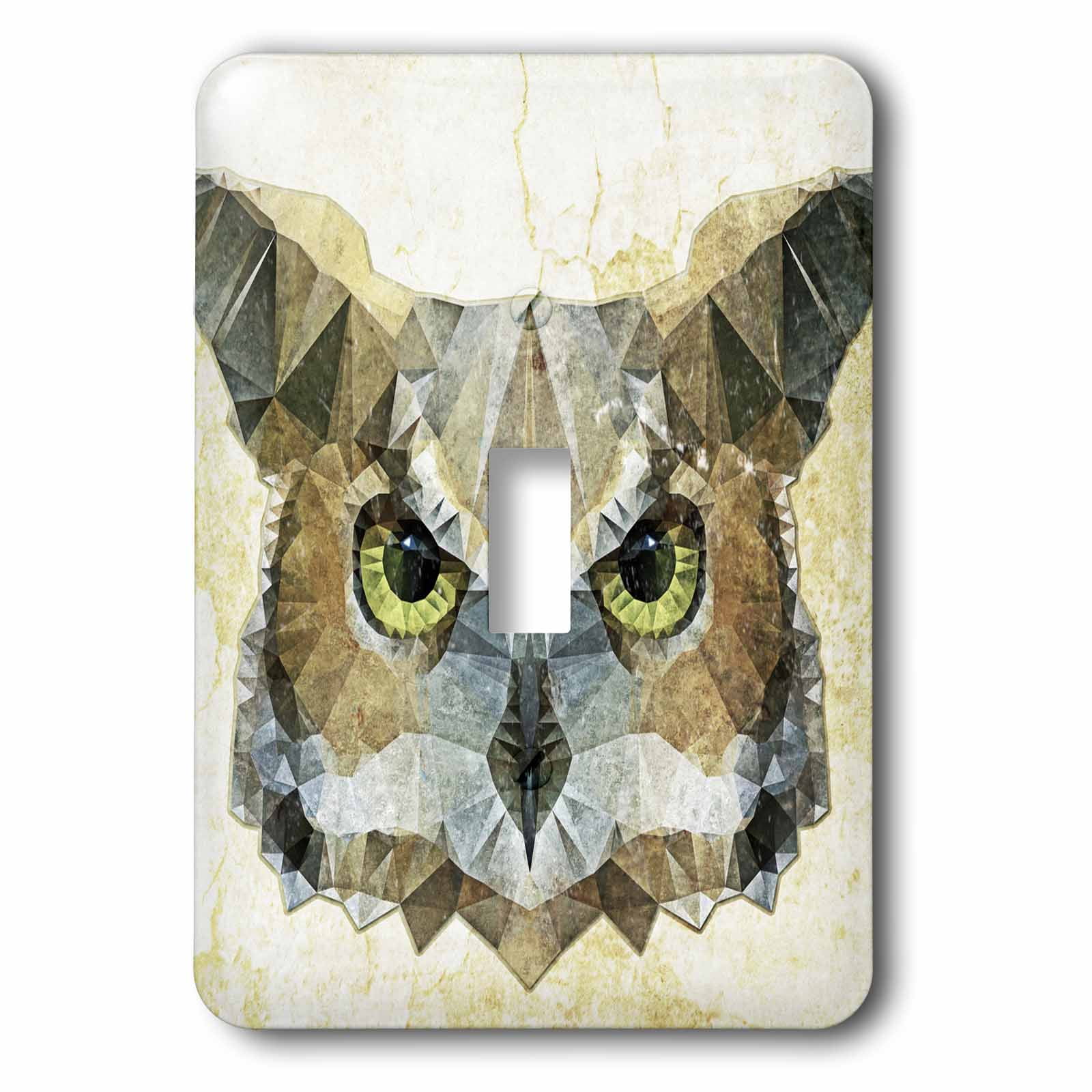 Abstract Owl - Funky Owl single toggle switch lsp-201604-1 - Walmart.com