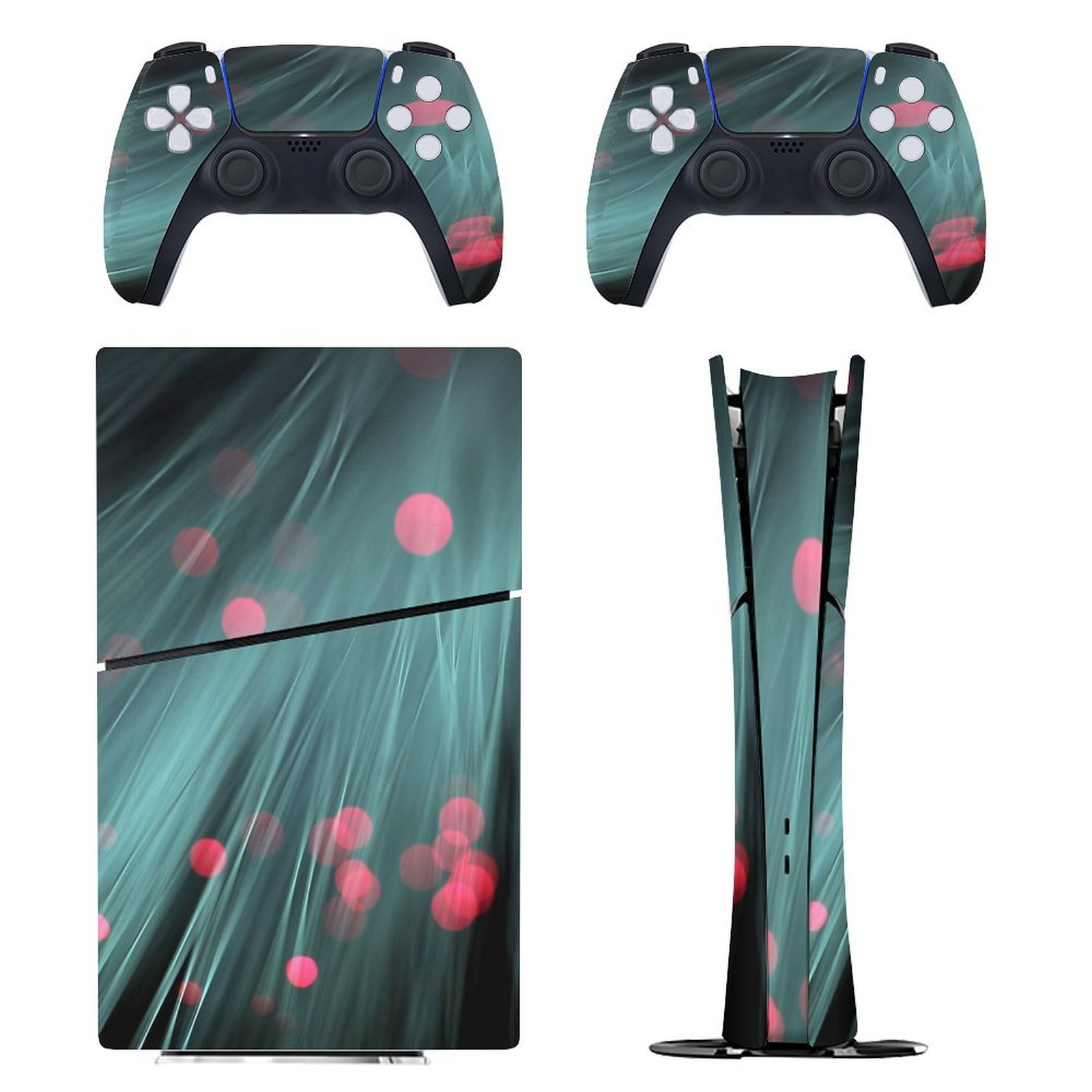 Abstract PS5/PS5 Slim Digital Disc Skin Sticker For Console And ...