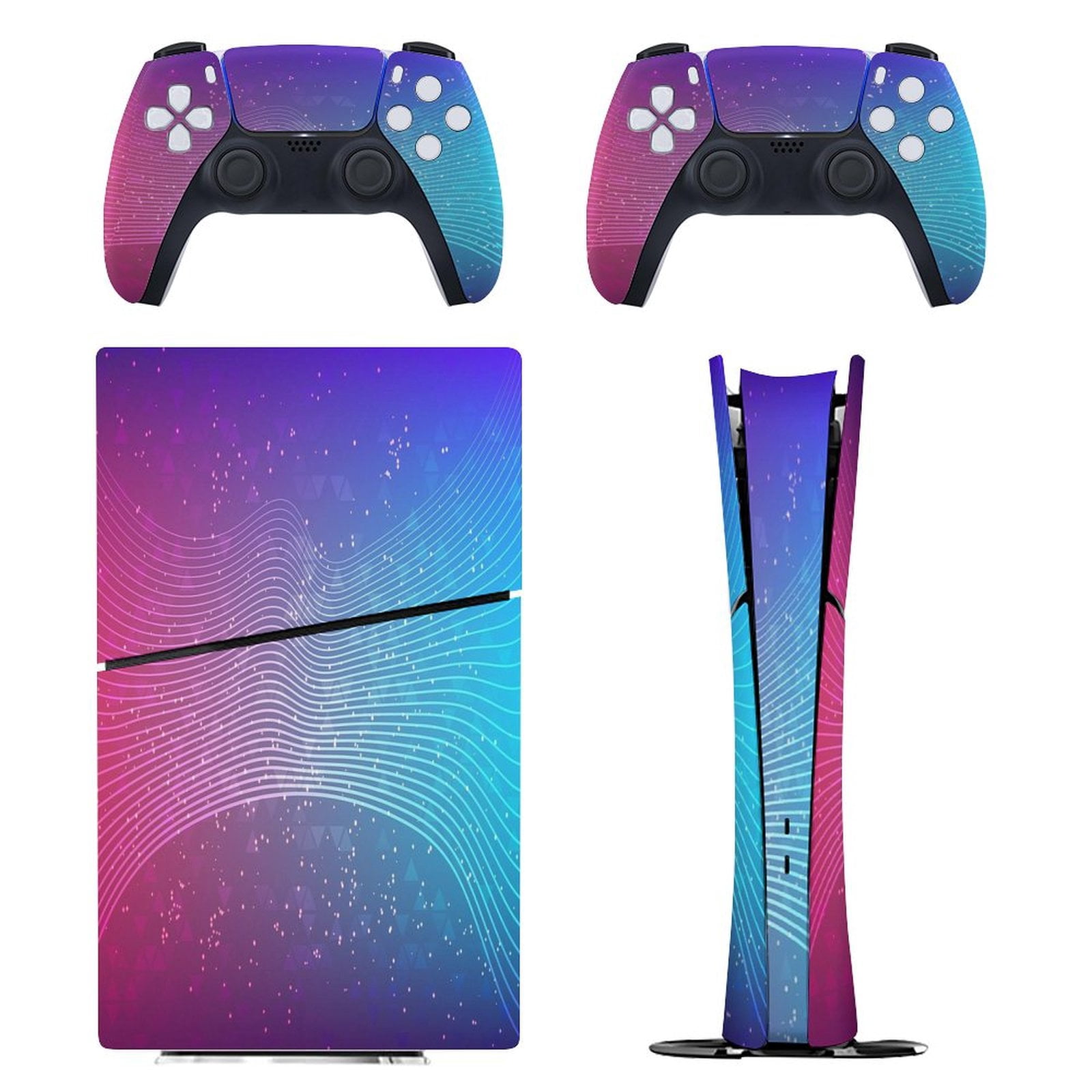 Abstract PS5/PS5 Slim Digital Disc Skin Sticker For Console And ...