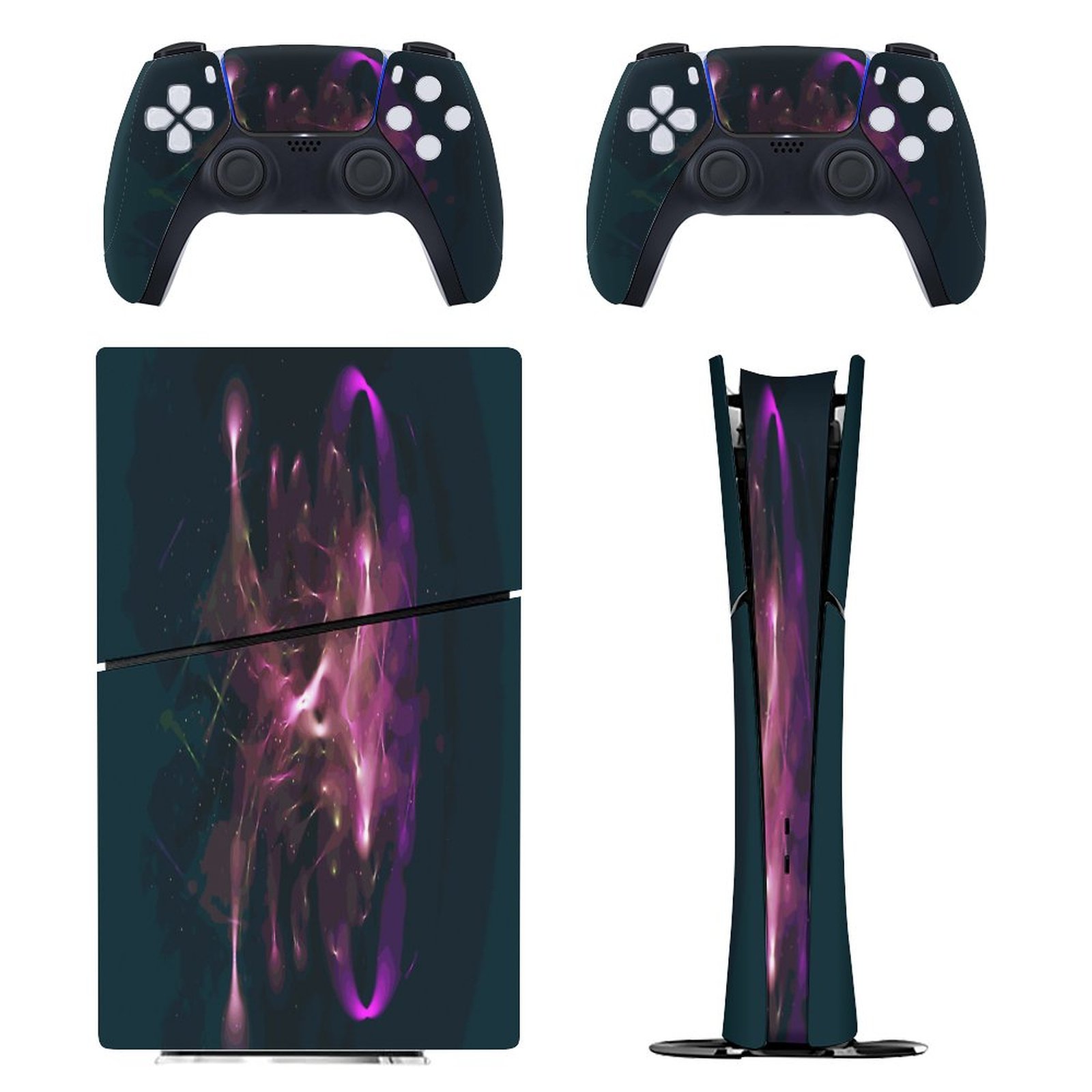 Abstract PS5/PS5 Slim Digital Disc Skin Sticker For Console And ...