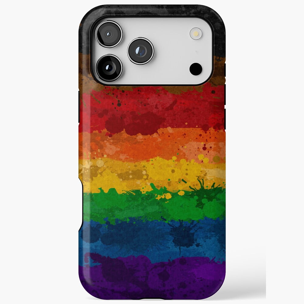 Abstract Paint Splatter Rainbow Phone Cover for iPhone 11 12 13 14 15 ...