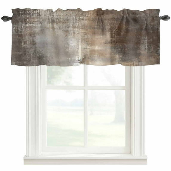 Abstract Paint Valances for Windows Grey Brown Gradient Mottled Retro ...