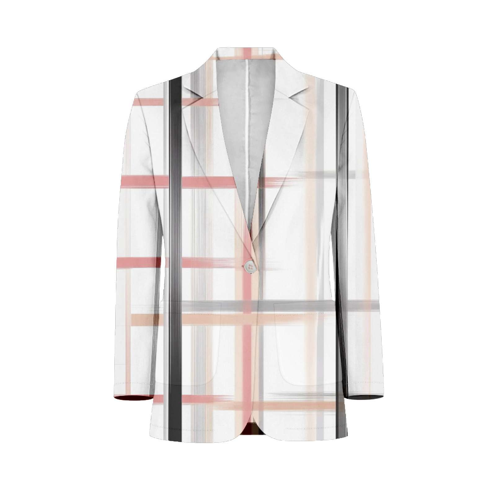 Abstract Painted Grid Lines Customized Men's Suits full man Shawl ...