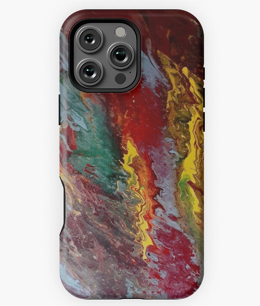 Abstract Painting Colorful Art Phone Case for iPhone 16 15 14 13 12 11 ...