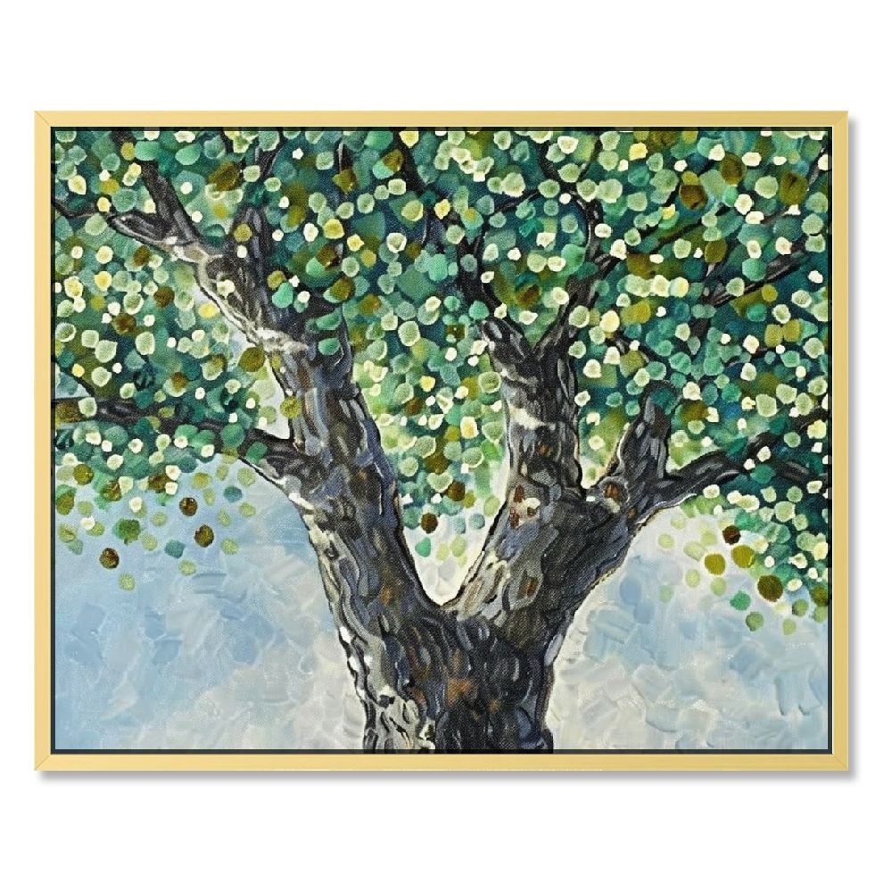 Abstract Painting Tree Canvas Wall Art for Home Modern Nature Canvas ...