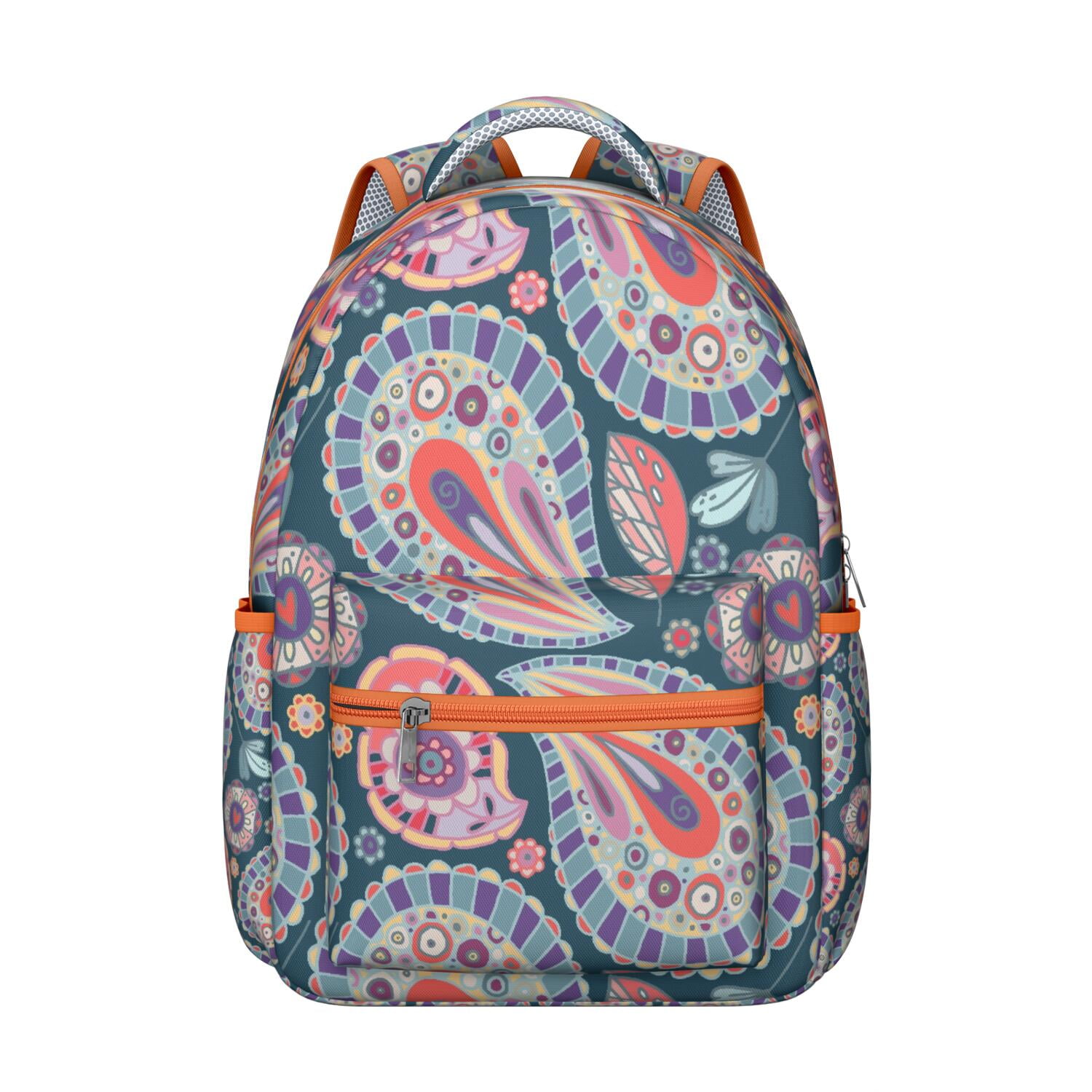 Abstract Paisley Art School Bag - Waterproof & Stylish for College ...