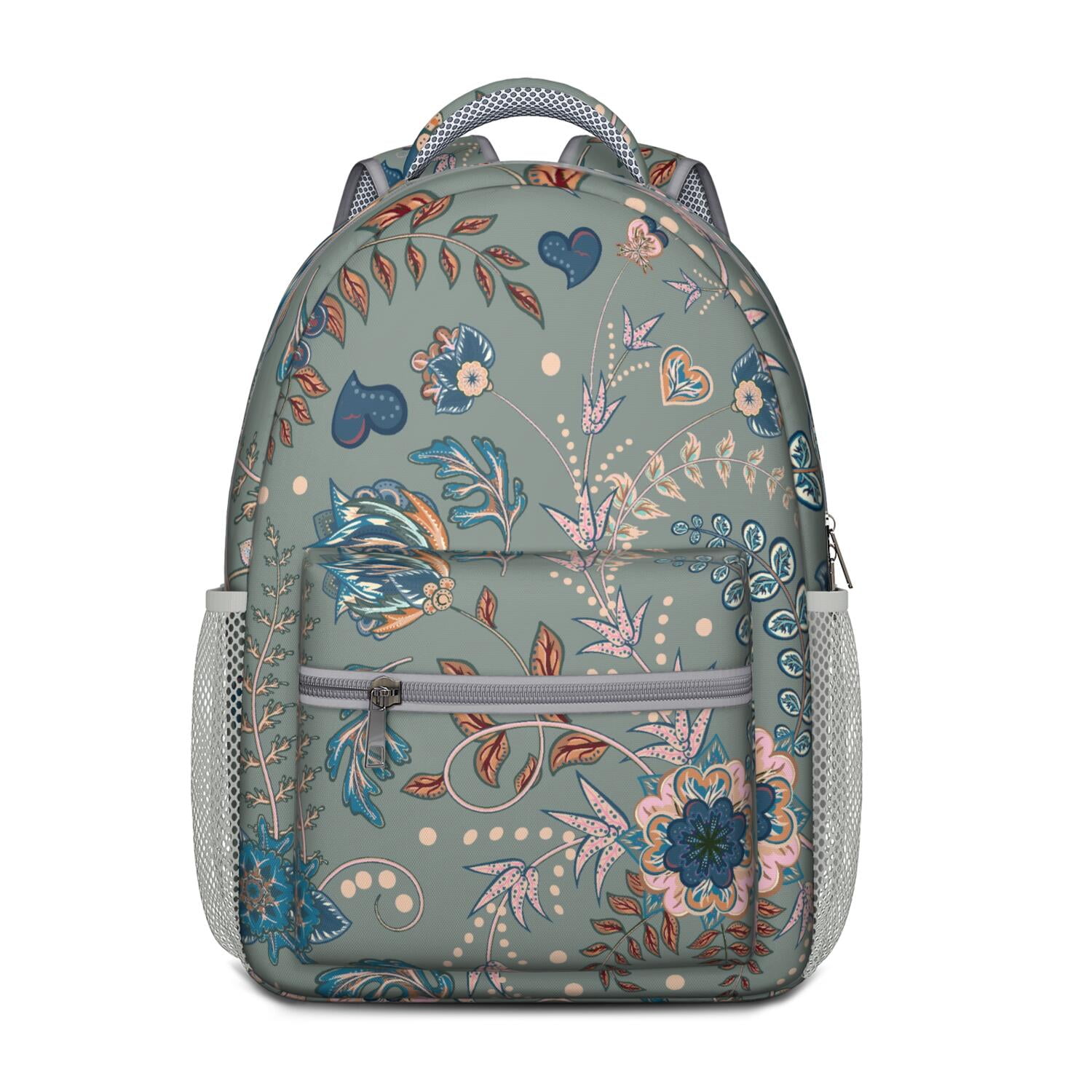 Abstract Paisley Art Waterproof Backpack - Lightweight Vintage Design ...