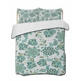 Abstract Paisley Pattern Quilts Bedding Set Twin Size Retro Green ...