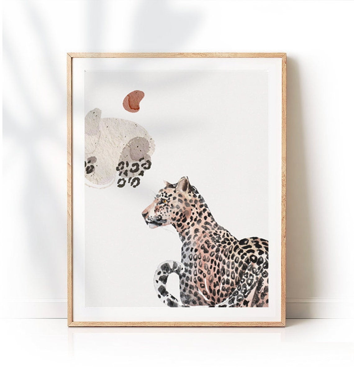 Abstract Panther Print, Panther Print Poster, Scandinavian Wall Art ...