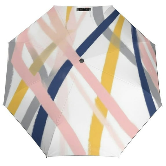 Abstract Pastel Painted Lines Art Rain Umbrella Sun Protection Sun ...