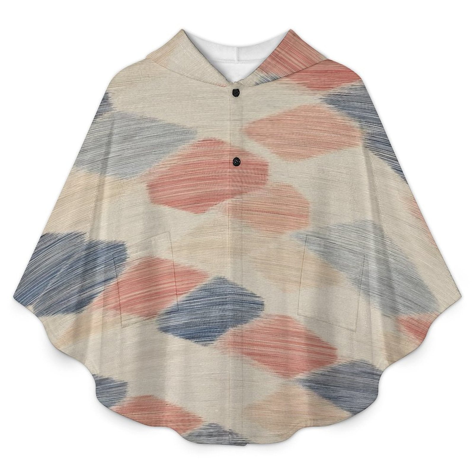 Abstract Pastel Rug Design Blanket Oversized Wearable Hooded Blanket ...