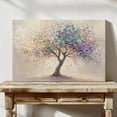 Abstract Pastel Tree Wall Art - Nature-Inspired Hangable Painting For ...
