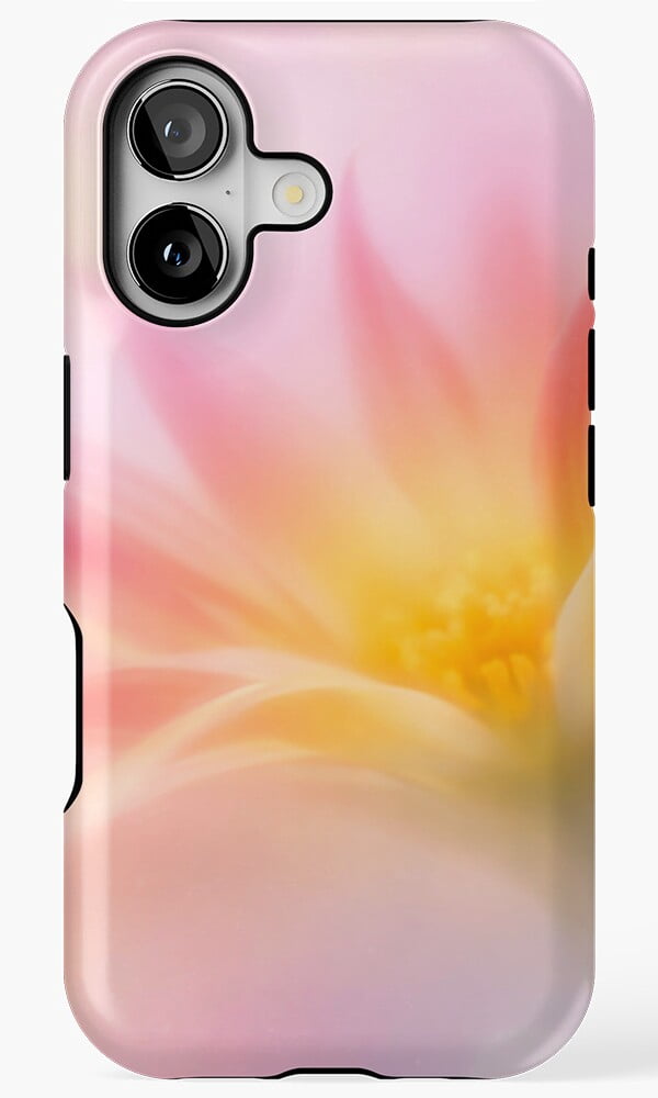 Abstract Pastel Tulipa Acuminata Flower Art Phone Case for iPhone 11 12 ...