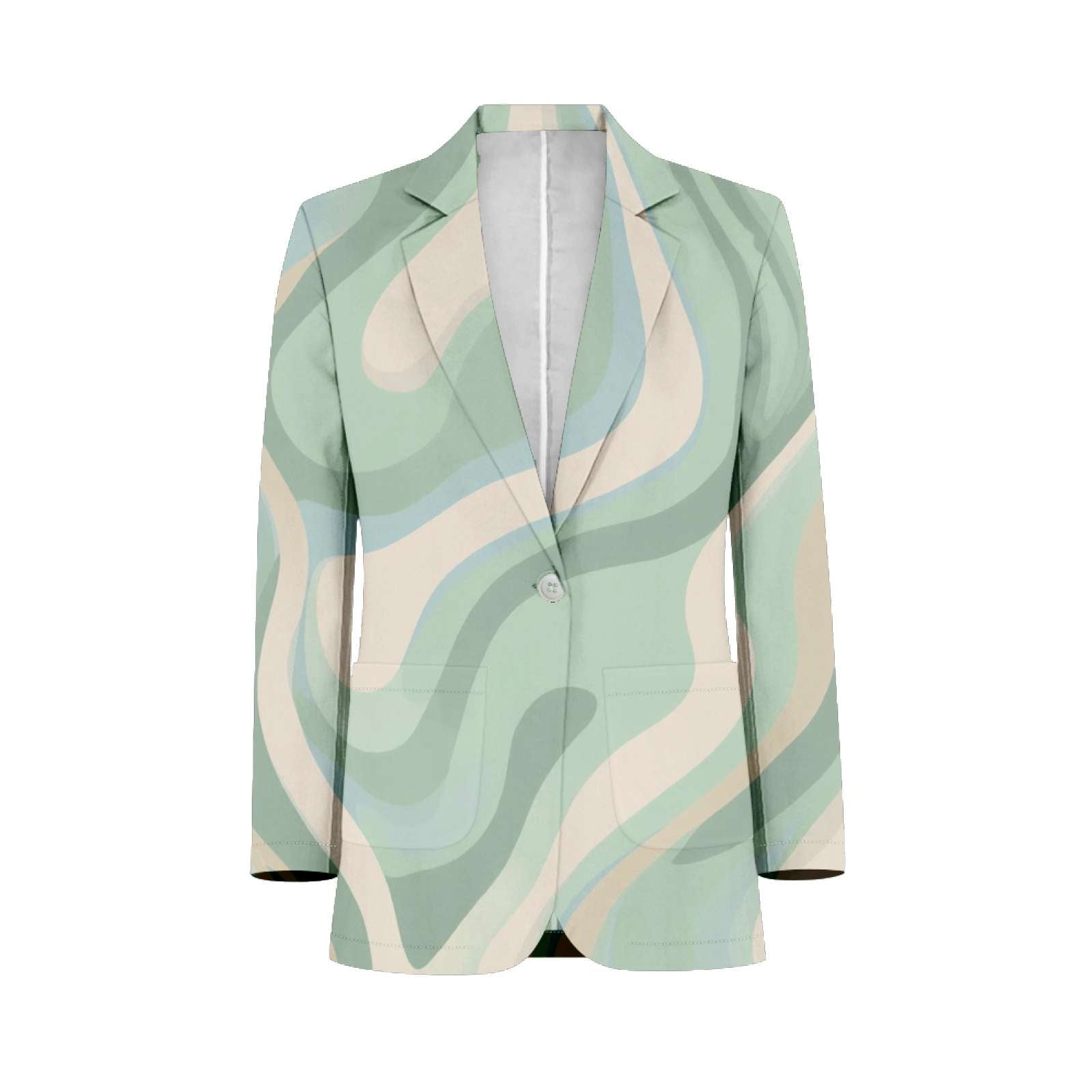 Abstract Pastel Wavy Design Mens Suits Shawl Collar Slim Fit Suit Mens ...