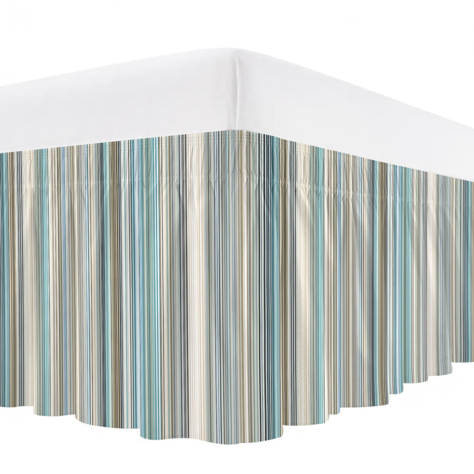 Abstract Pattern Bed Skirt Bed Skirts Queen Size 16 Inch Drop, Colorful ...