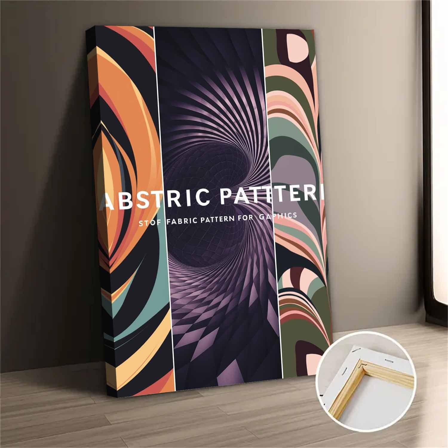 Abstract Pattern Canvas Wall Art For Home Decor - Walmart.com