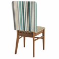 Abstract Pattern Chair Back Covers Set of 8 Colorful Stripes Modern ...