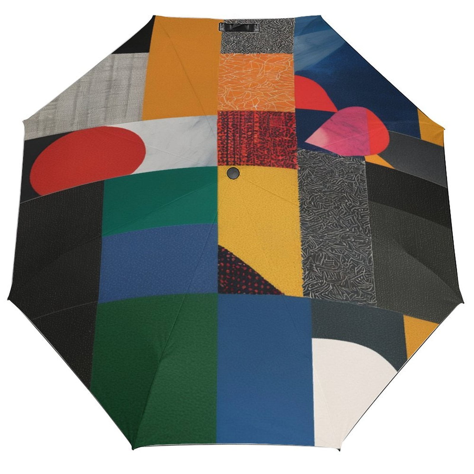 Abstract Pattern Collage Rain Umbrella Sun Protection Sun Umbrella ...