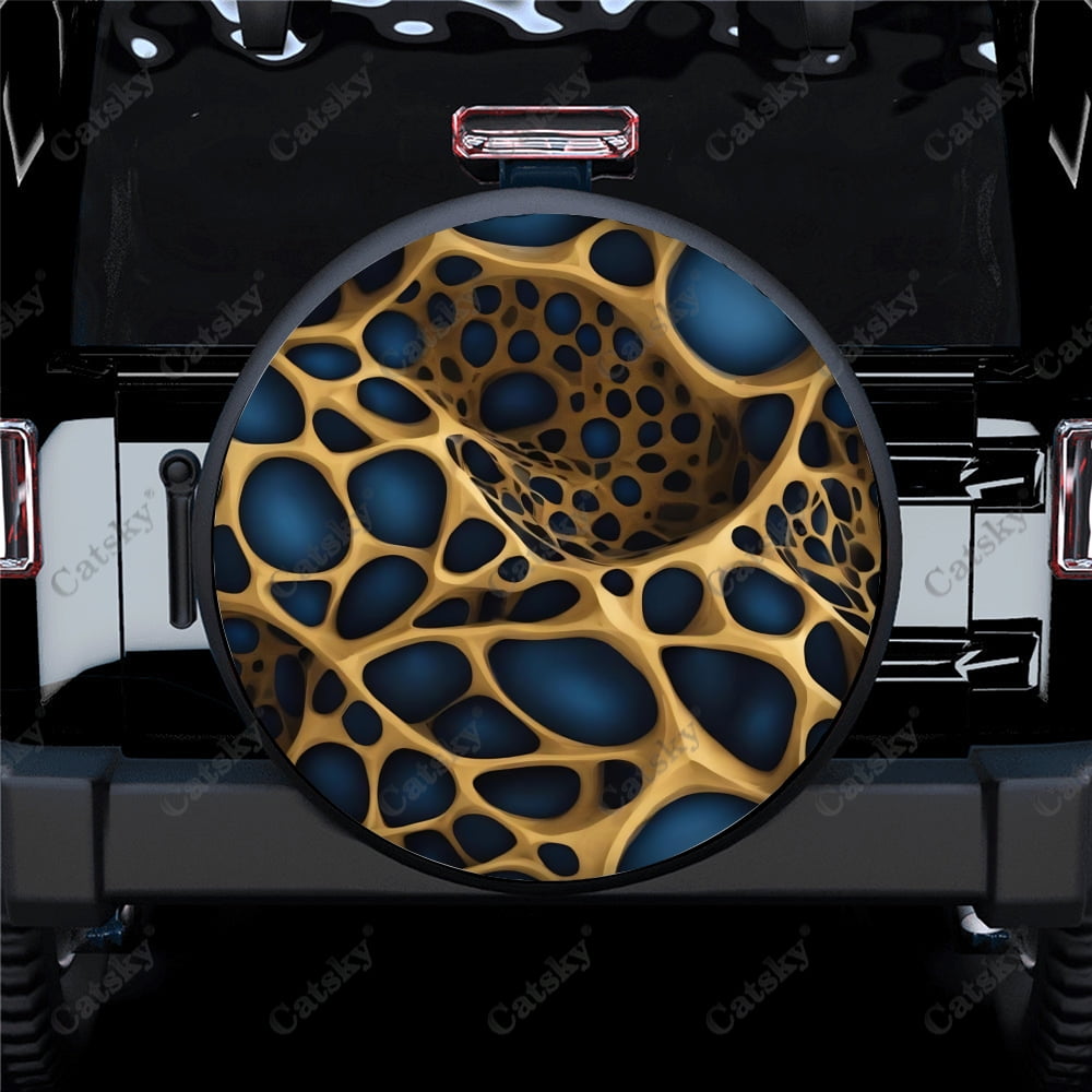 Abstract Pattern Design Polyester Universal Spare Wheel Tire Cover ...