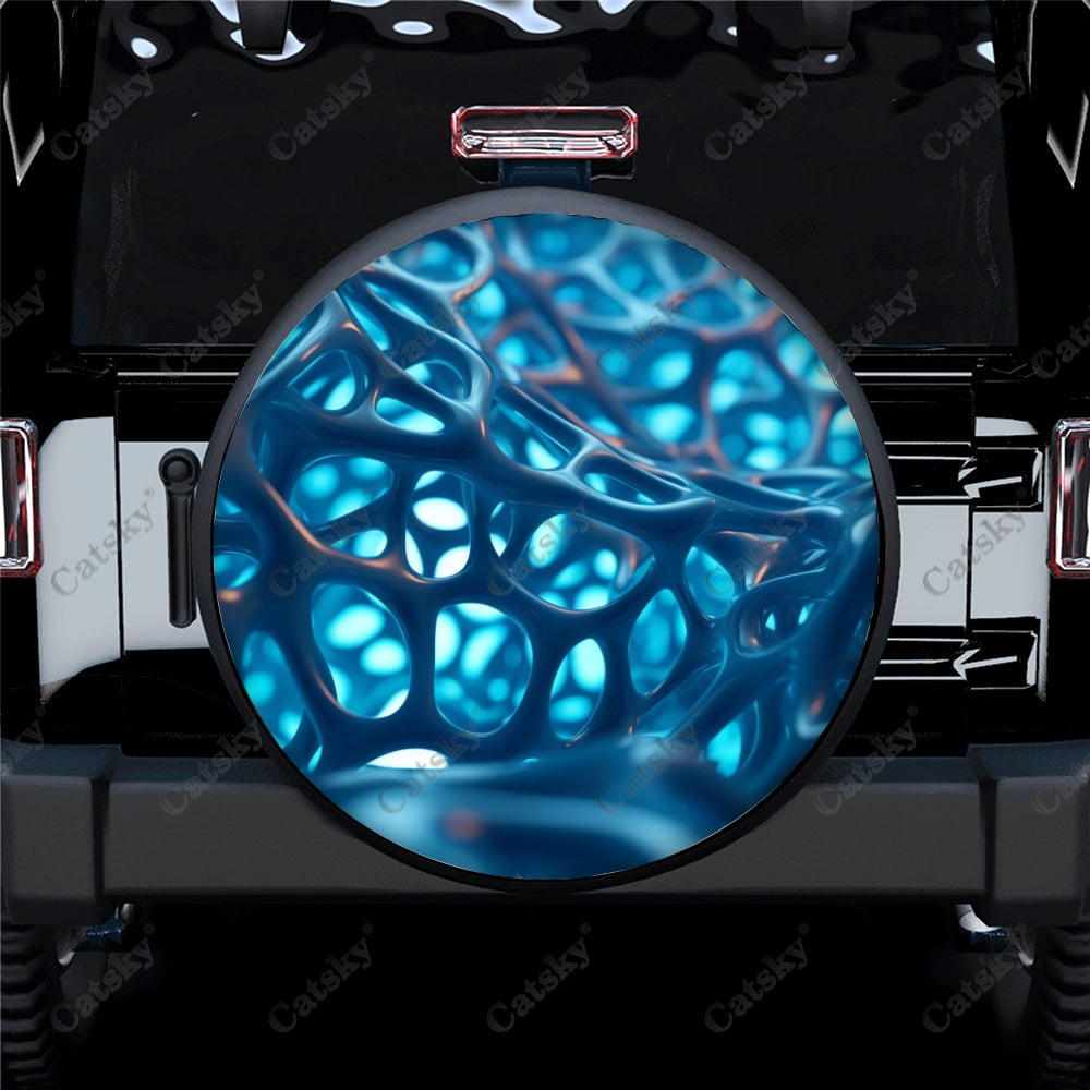 Abstract Pattern Design Polyester Universal Spare Wheel Tire Cover ...