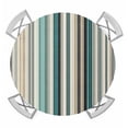 Abstract Pattern Round Table Cover, Colorful Stripes Modern Style ...