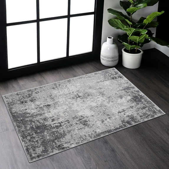 Abstract Pattern in Light Grey | Suited for Eat-in Kitchen and Bedroom ...