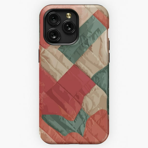 Abstract Pattern with Geometric Artistic Feel iPhone Case 17 to 11 Pro ...