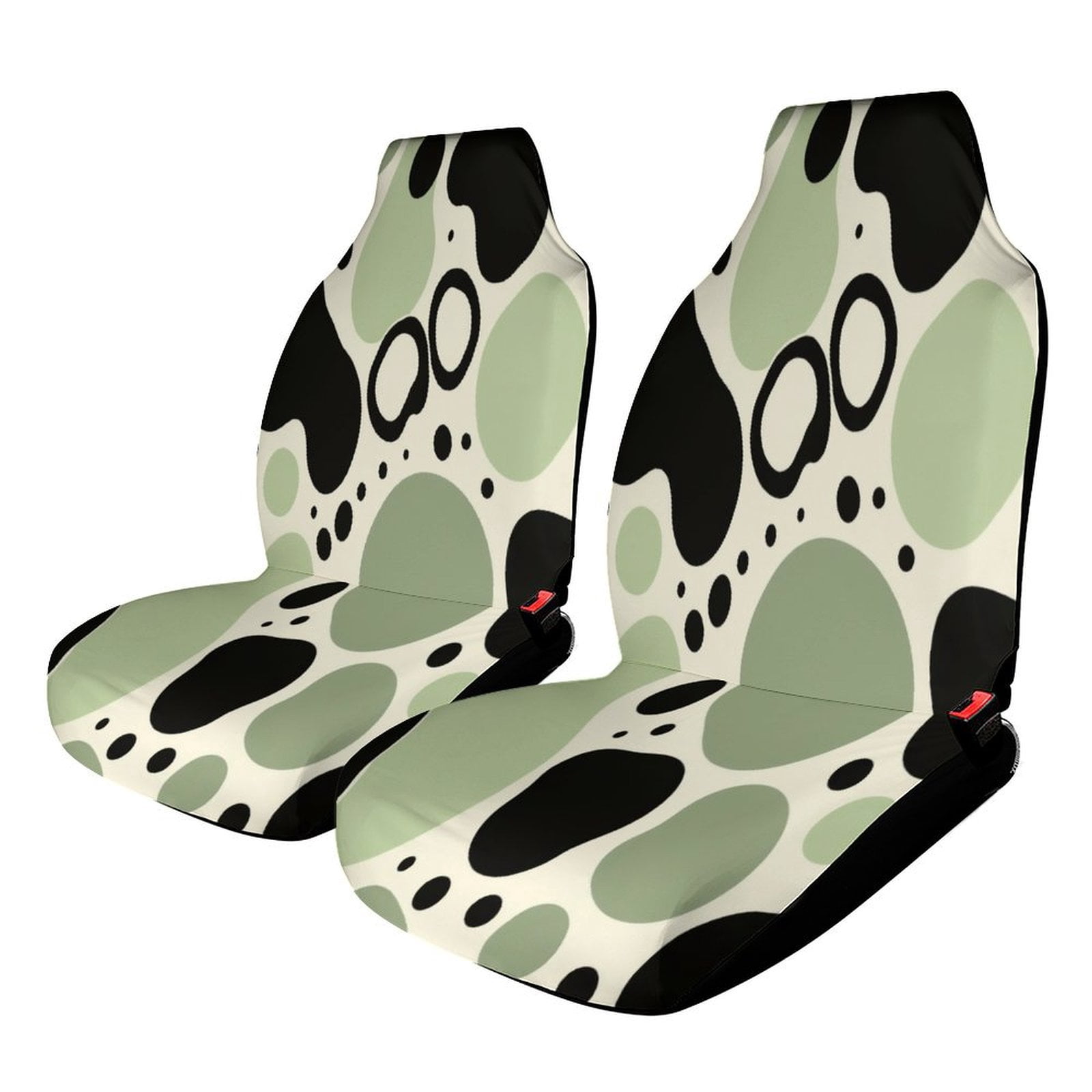 Abstract Pattern with Organic Shapes. Car Seat Covers Pack of 2 ...