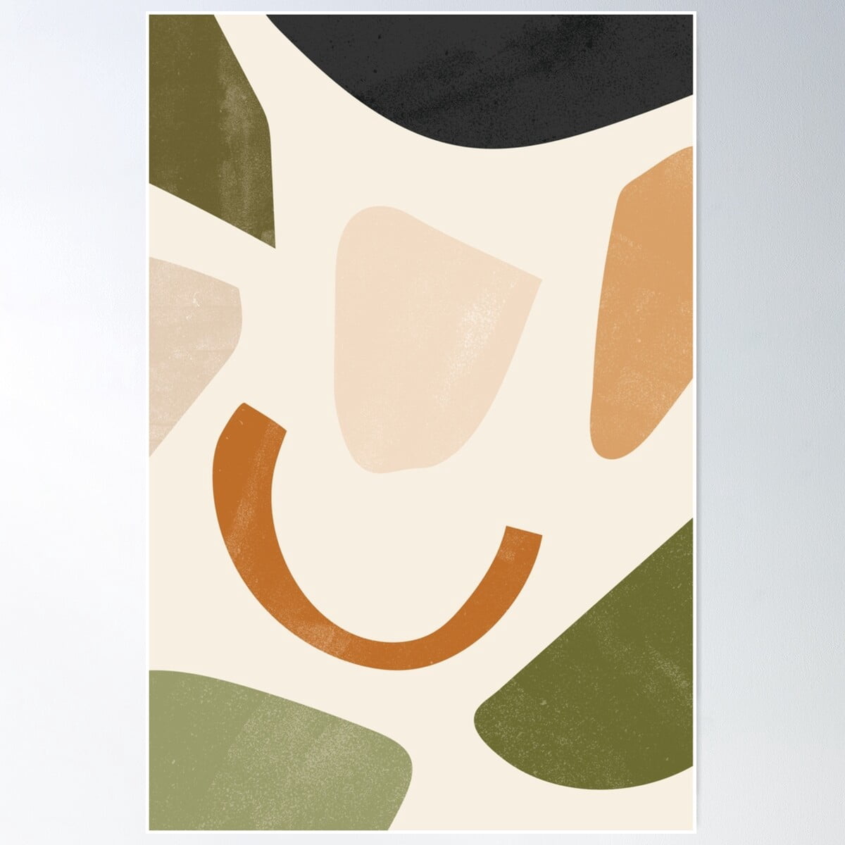 Abstract Pebbles Poster Wall Art Modern Wall Decor For Living Room ...