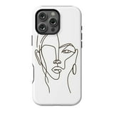 Abstract Perception Modern Art Illustration iPhone Case 17 16 15 14 13 ...