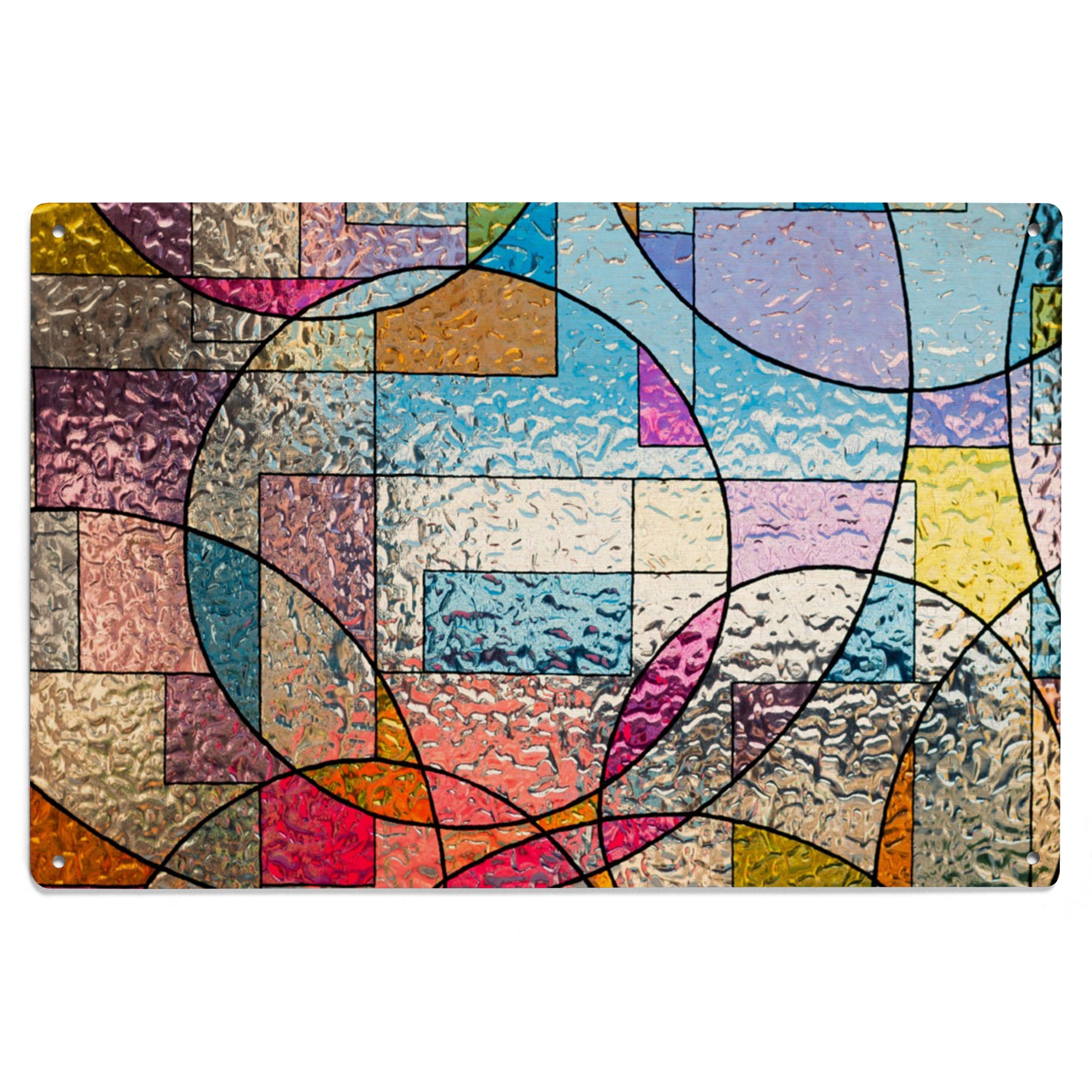 Abstract Photography of a Colorful Stained Glass Window, Photography ...