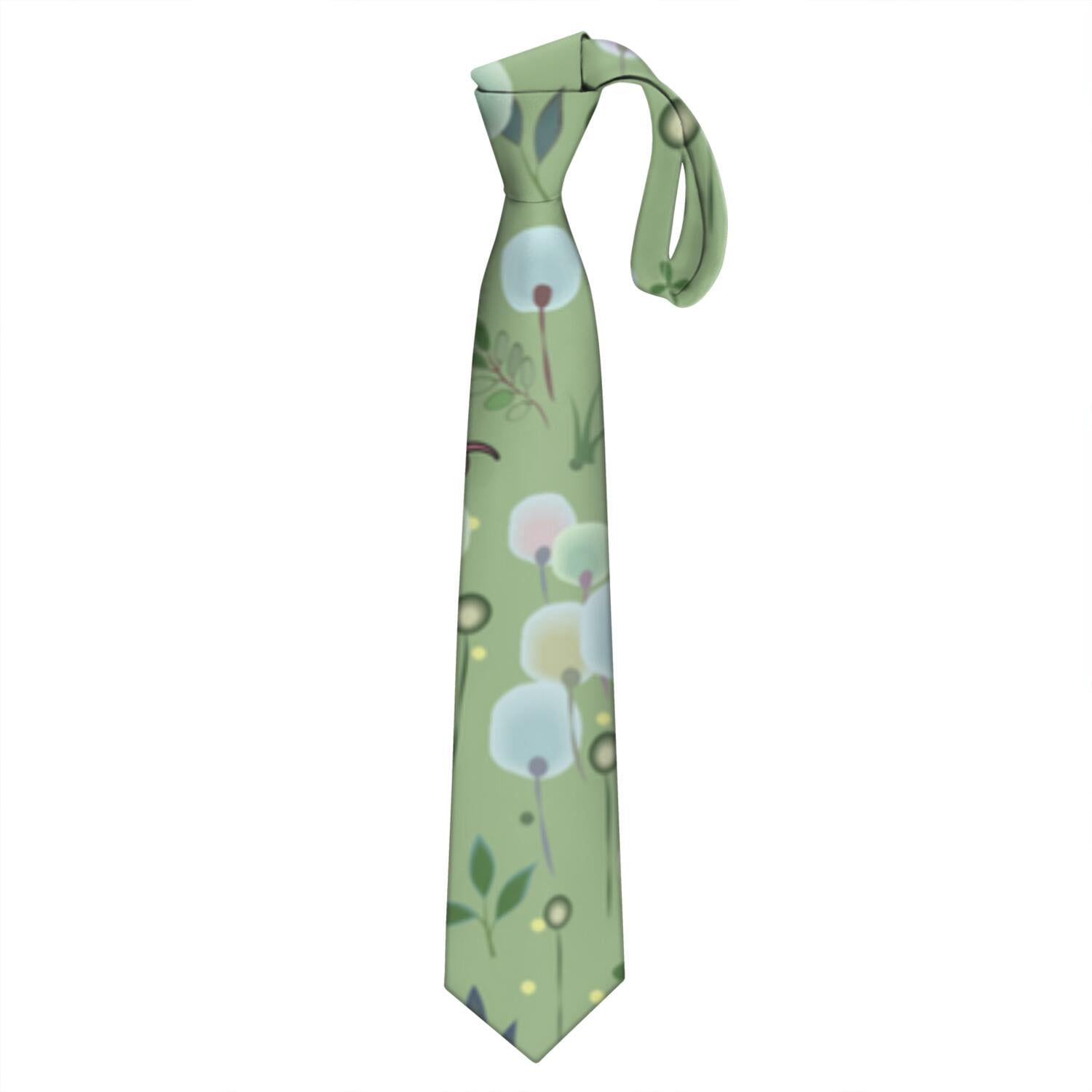 Abstract Pig Art Men's Necktie - Cute Farm Animal Print Satin Tie for ...