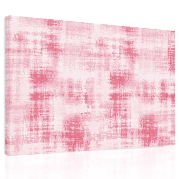 Abstract Pink Canvas Print Wall Art, Country Vintage Farmhouse ...