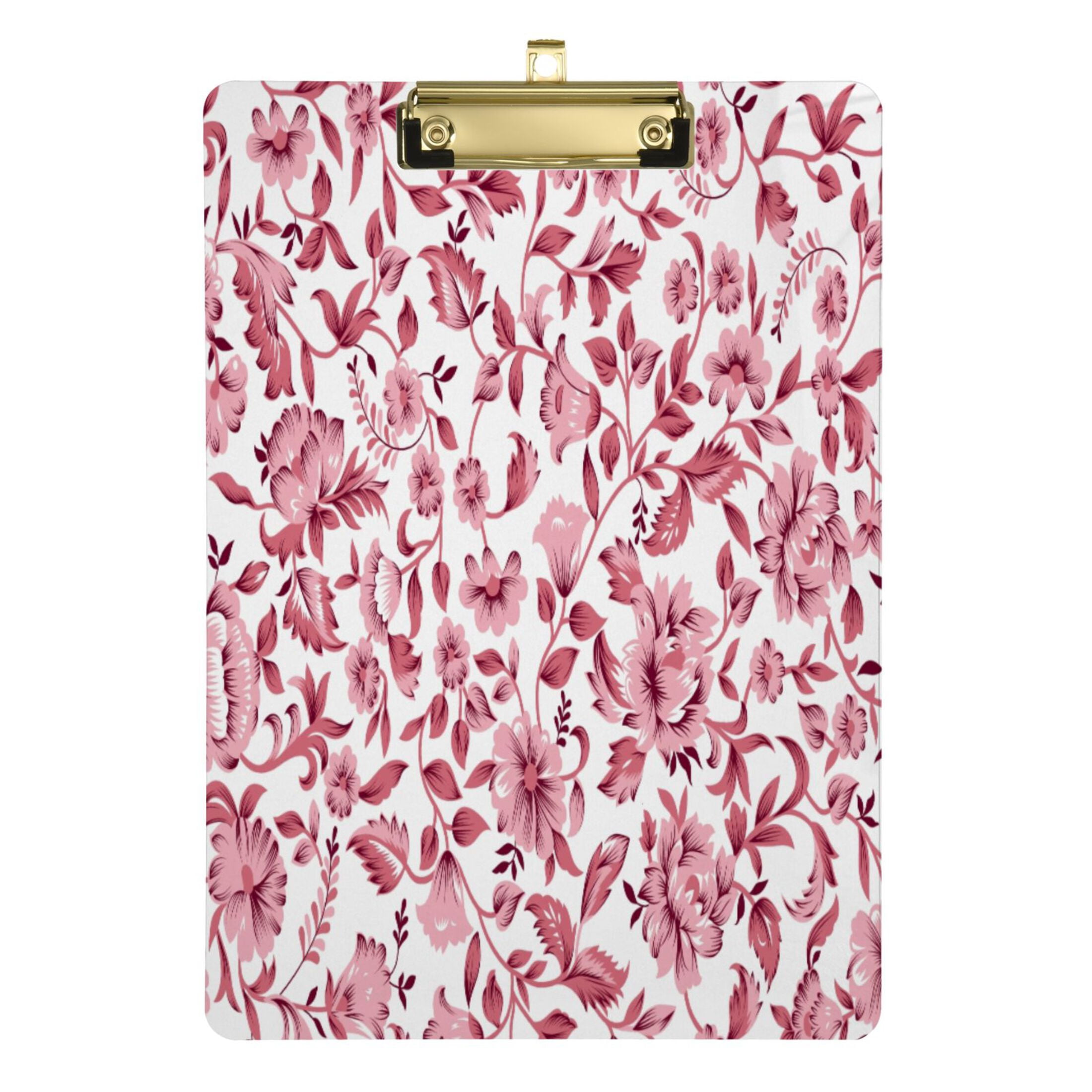 Abstract Pink Floral Acrylic Clipboards A4 Standard Letter Size ...