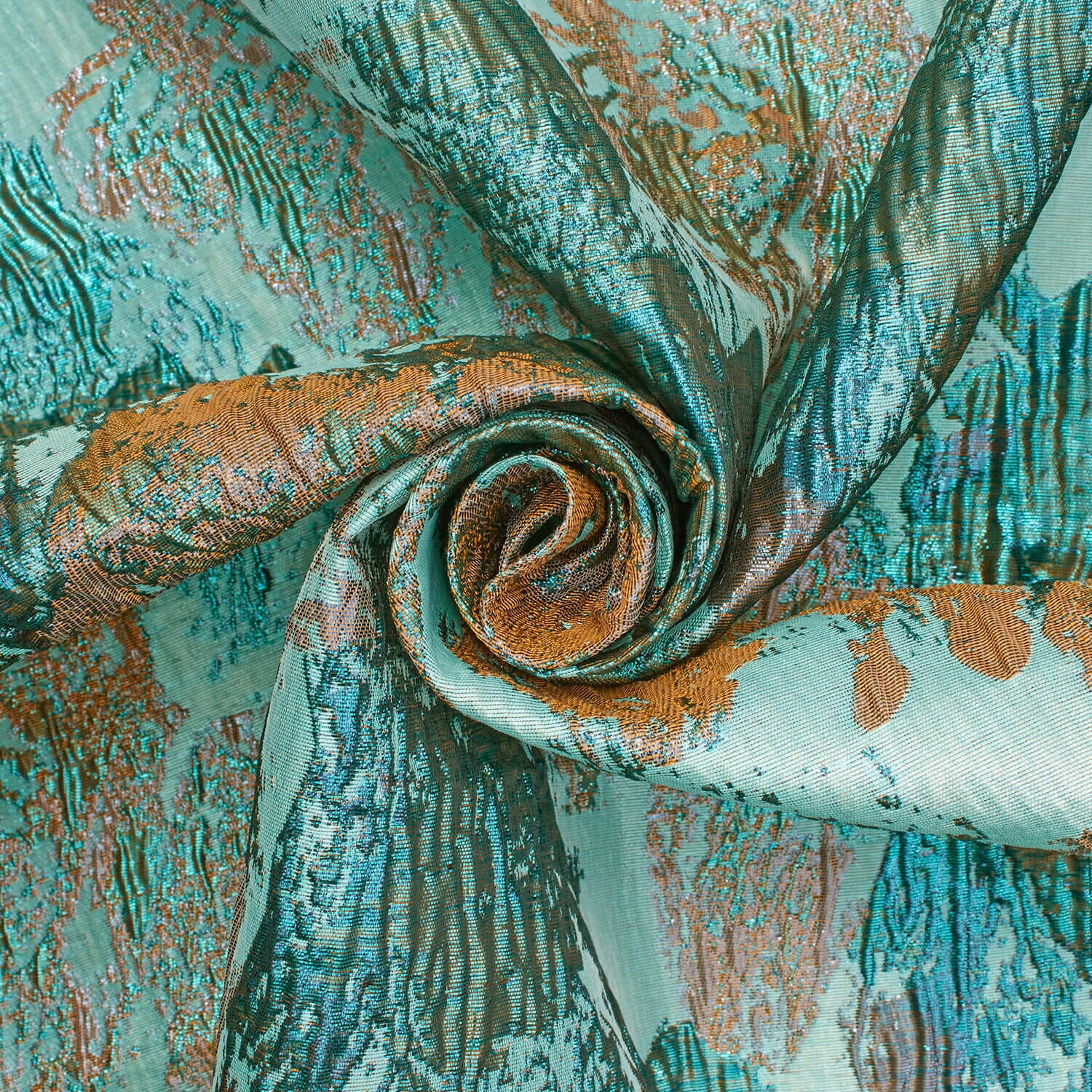 Abstract Plain Woven Crinkle Metallic Brocade Polyester Jacquard 57 ...