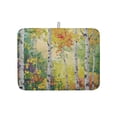 Abstract Plant Birch Dish Drying Mats for Kitchen Counter,Absorbent ...