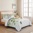 Abstract Polka Dot Minimalist Art 3 Pieces Quilt Set,1 Quilt with 2 ...