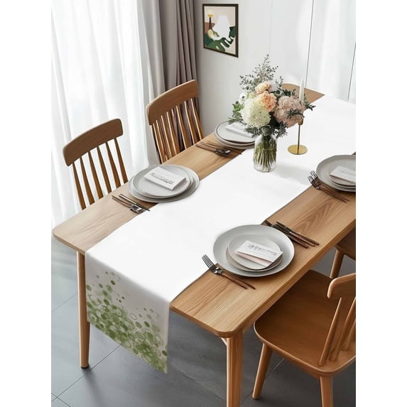 Abstract Polka Dot Minimalist Art Table Runner 90 Inches Long,Kitchen ...