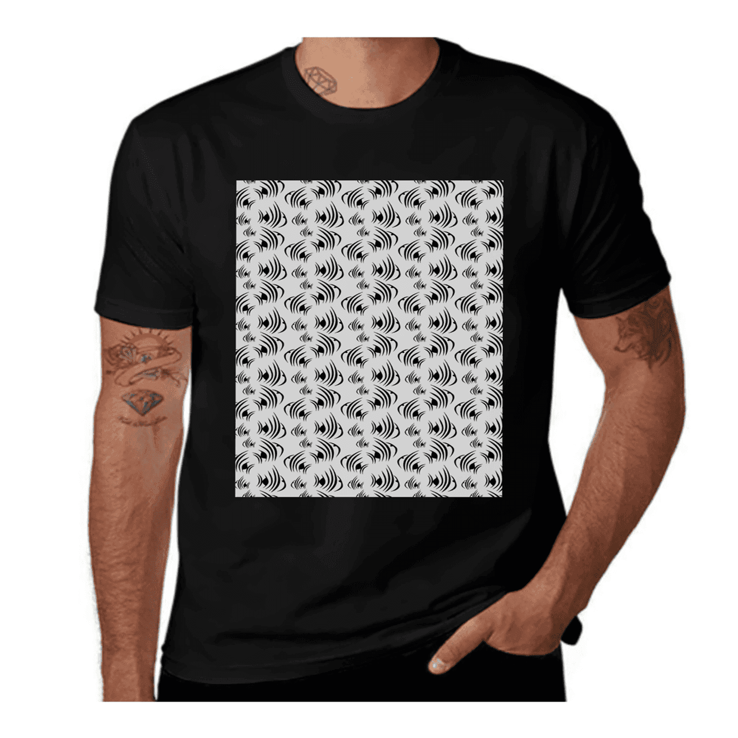 Abstract Polka Dots Art-Yellow-Orange Men's Graphic T-Shirt - Essential ...