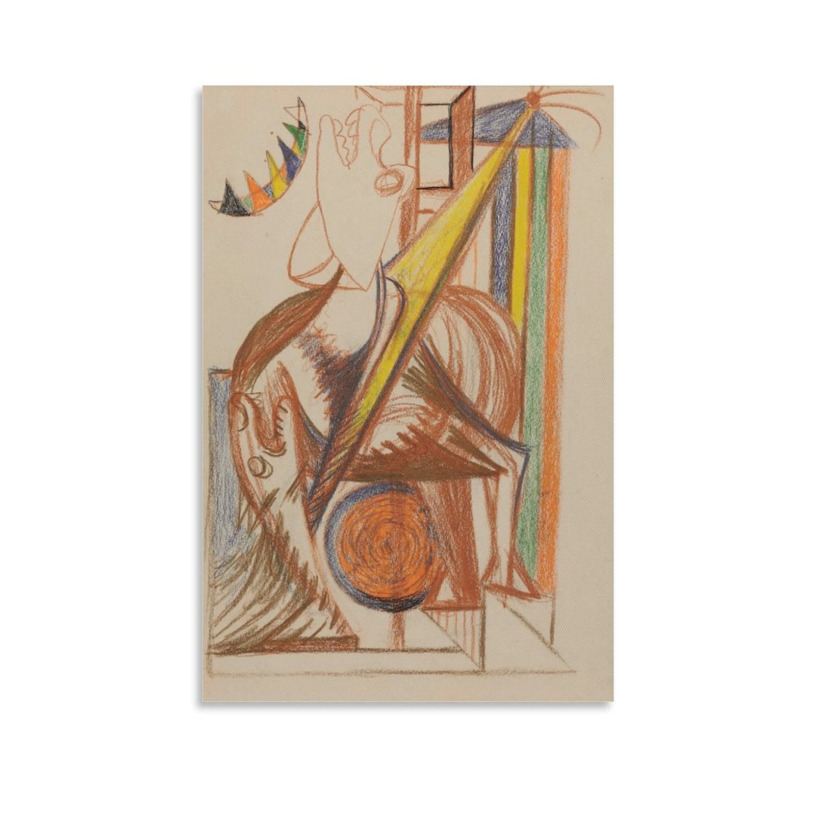 Abstract Poster by American Painter Jackson Pollock (42) Canvas Art ...