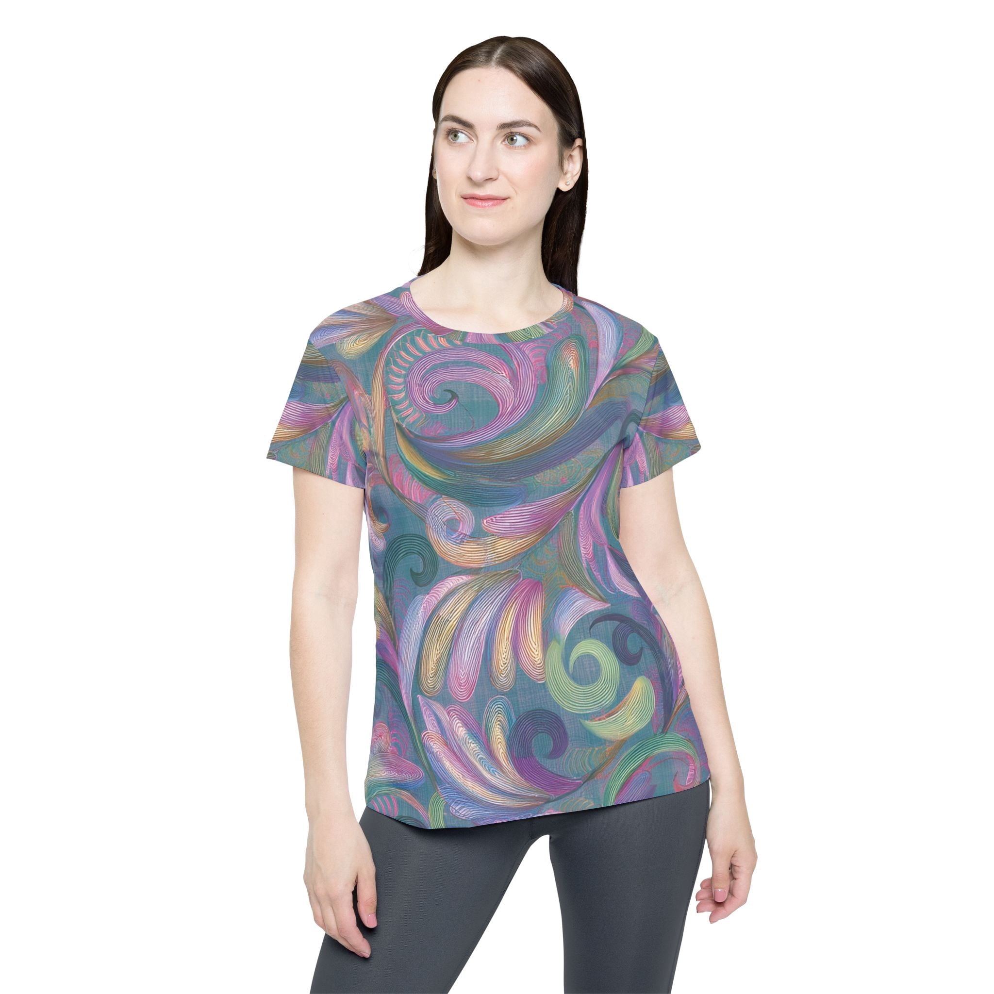 Abstract Print Shirt - Walmart.com