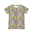 Abstract Print Women Poly Span T-Shirt 020 - Walmart.com